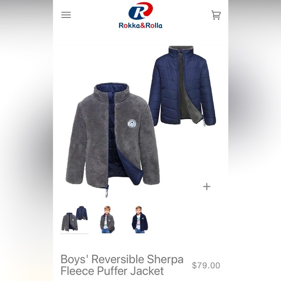 Rokka&Rolla | Jackets & Coats | Rokkarolla Boys Sherpalined Puffer ...